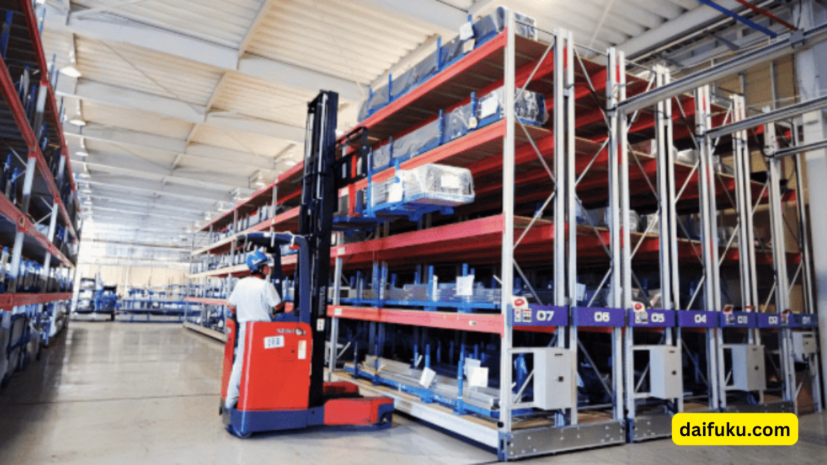 Penggunaan Racking di Warehouse
